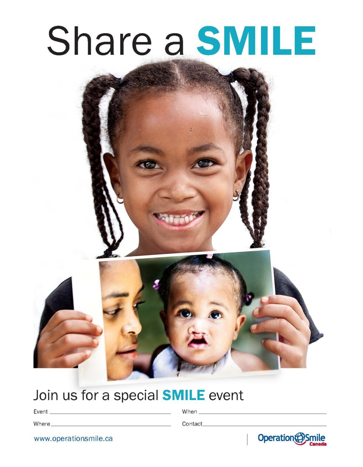 Posters to Print - Operation Smile Canada