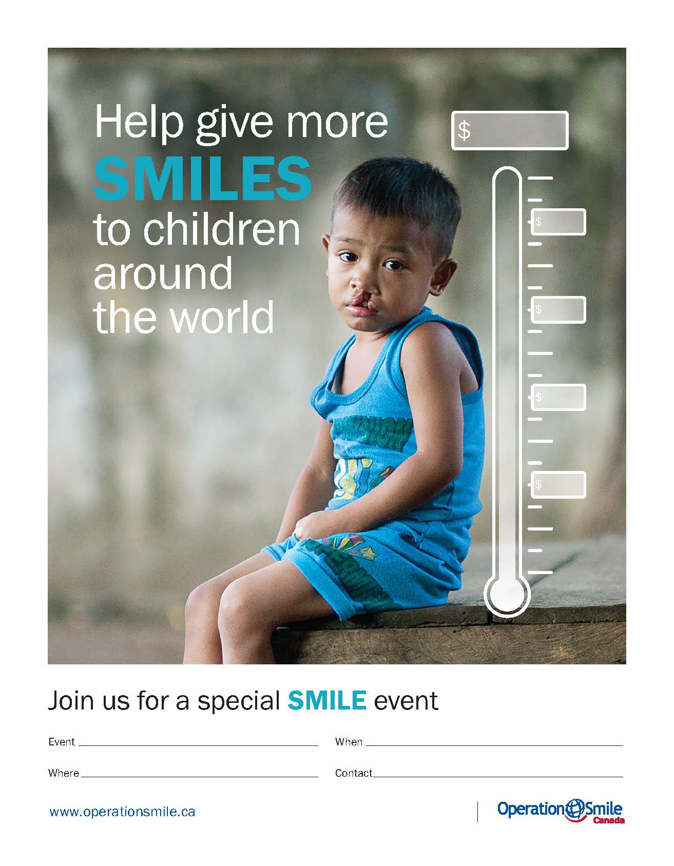 Posters to Print - Operation Smile Canada